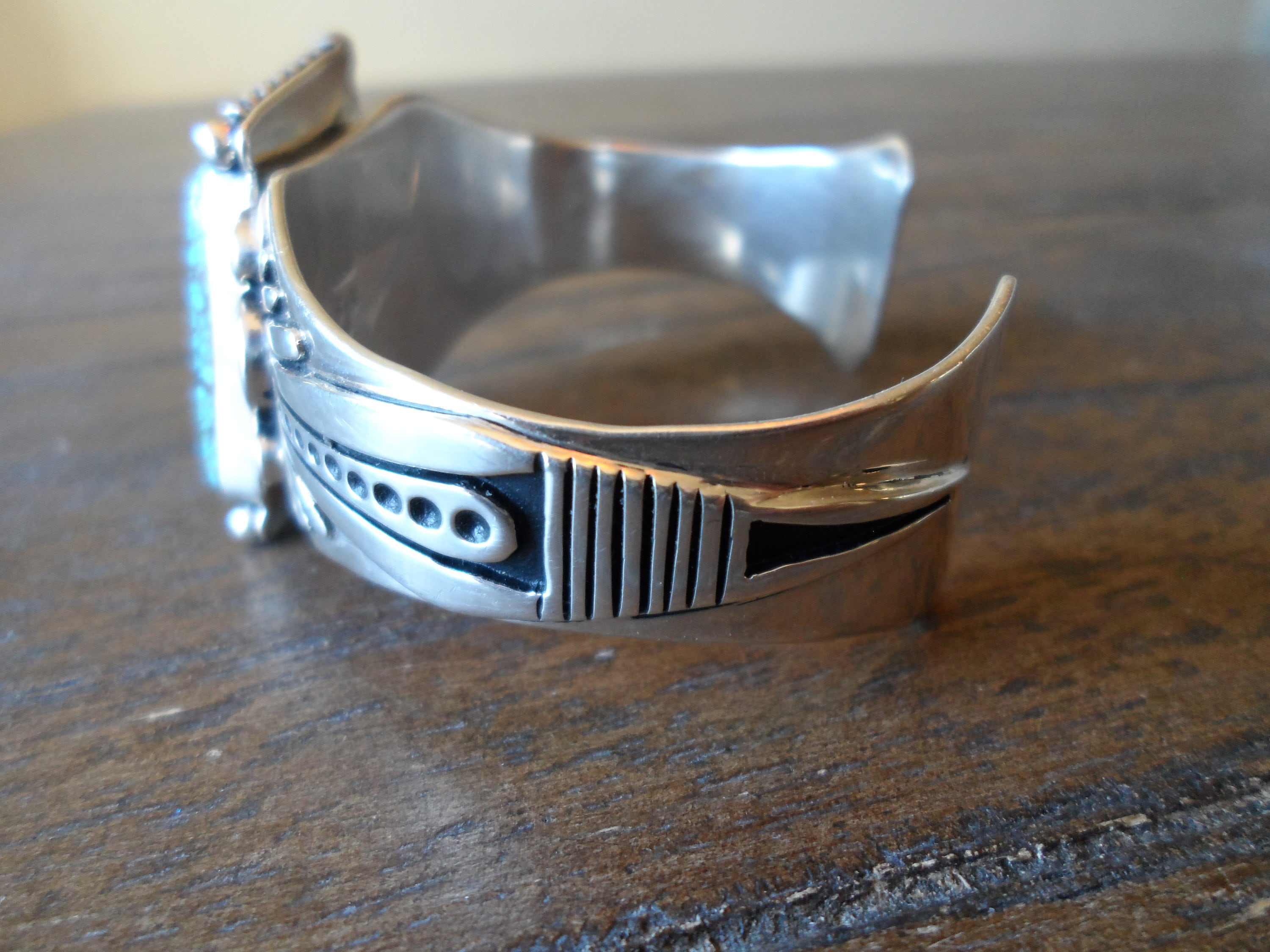 Steven Begay Navajo Bracelet High Grade Kingman Turquoise and - Etsy