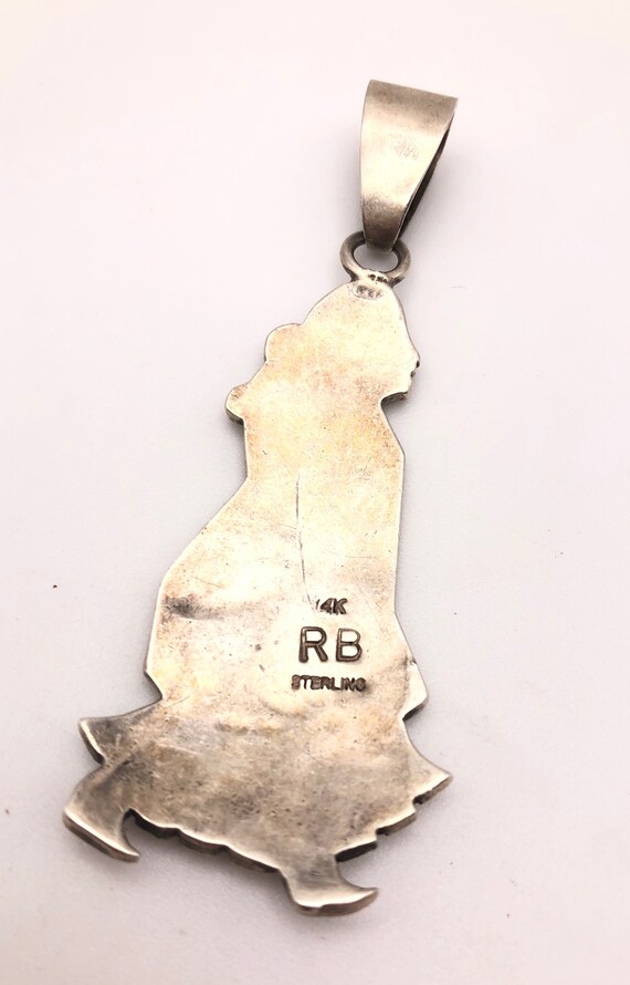 Richard Begay Navajo 14K Gold and Sterling Silver Ove… - Gem