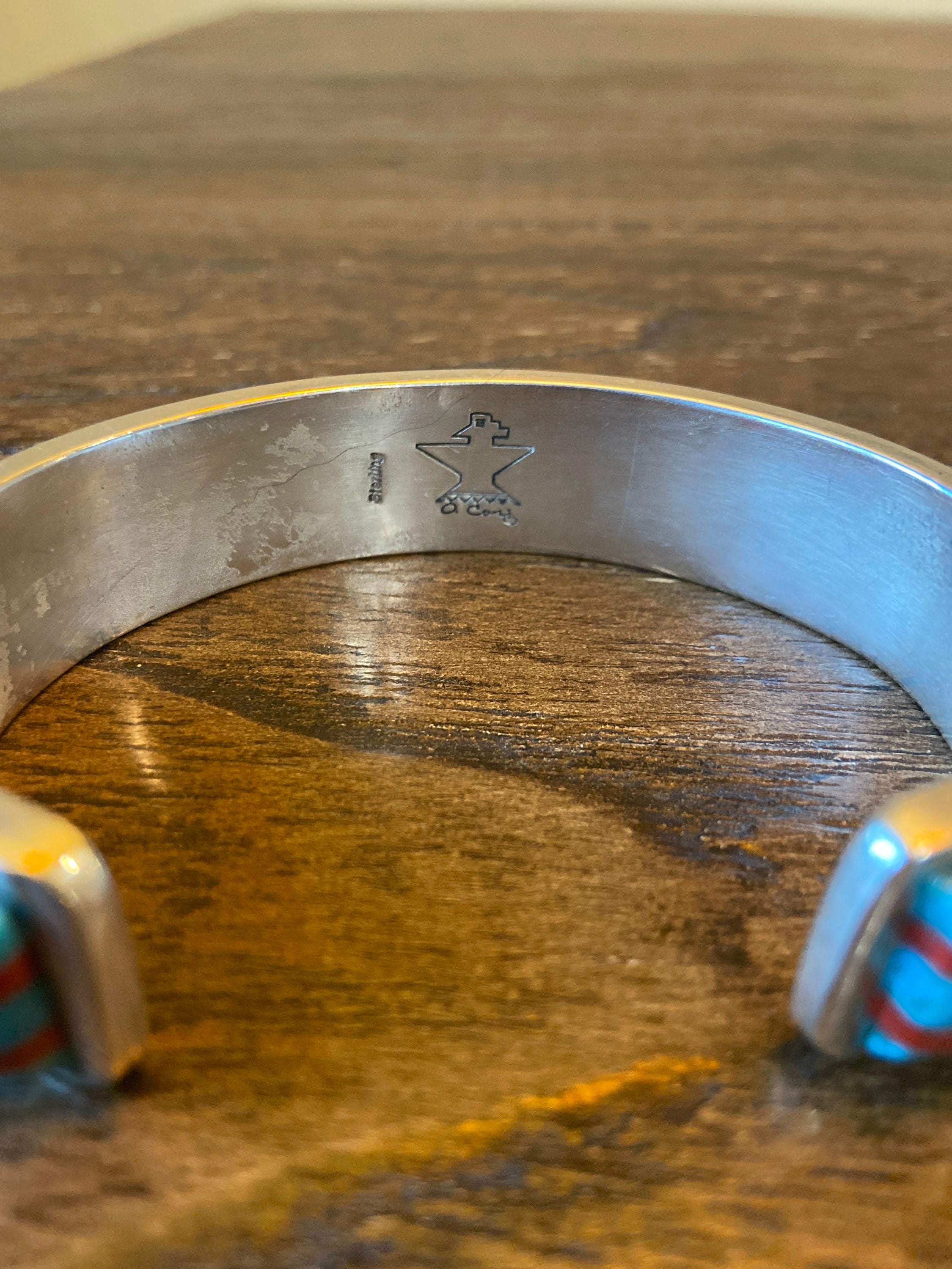 LARGE and BOLD Daniel Coriz Santo Domingo Multi Stone Inlay | Etsy