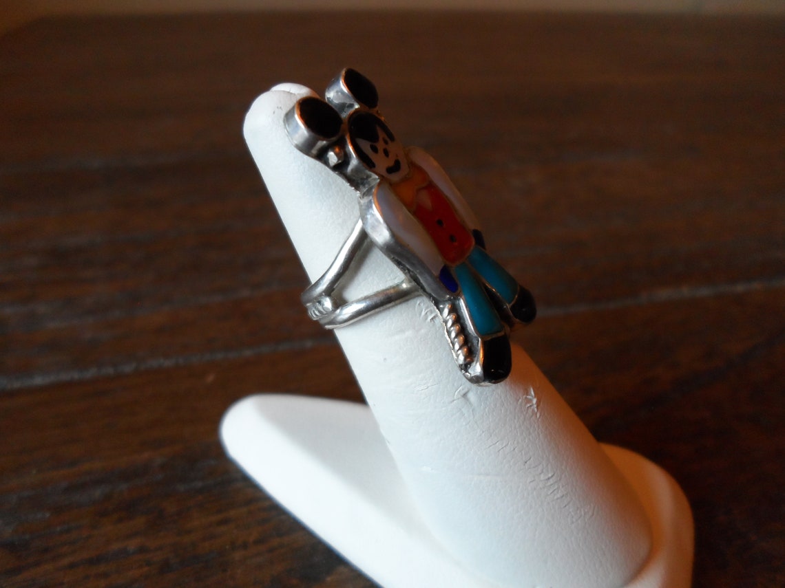 Zuni Mickey Mouse Jewelry Inlay Ring and Pendant Set - Etsy