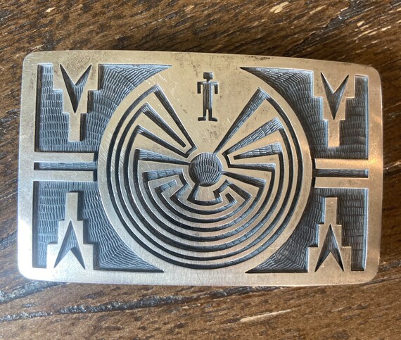 Emery Holmes Hopi Crafts “Man in the Maze” Overlay St… - Gem