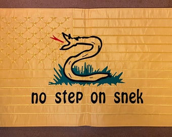 No Step on Snek Sign - Etsy