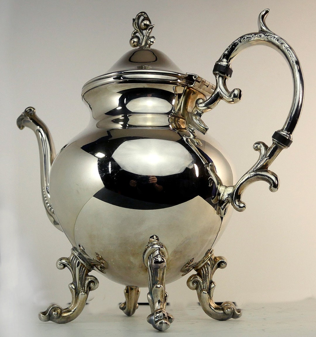 Vintage Antique Silver Plate Teapot Birmingham Silver Company - Etsy