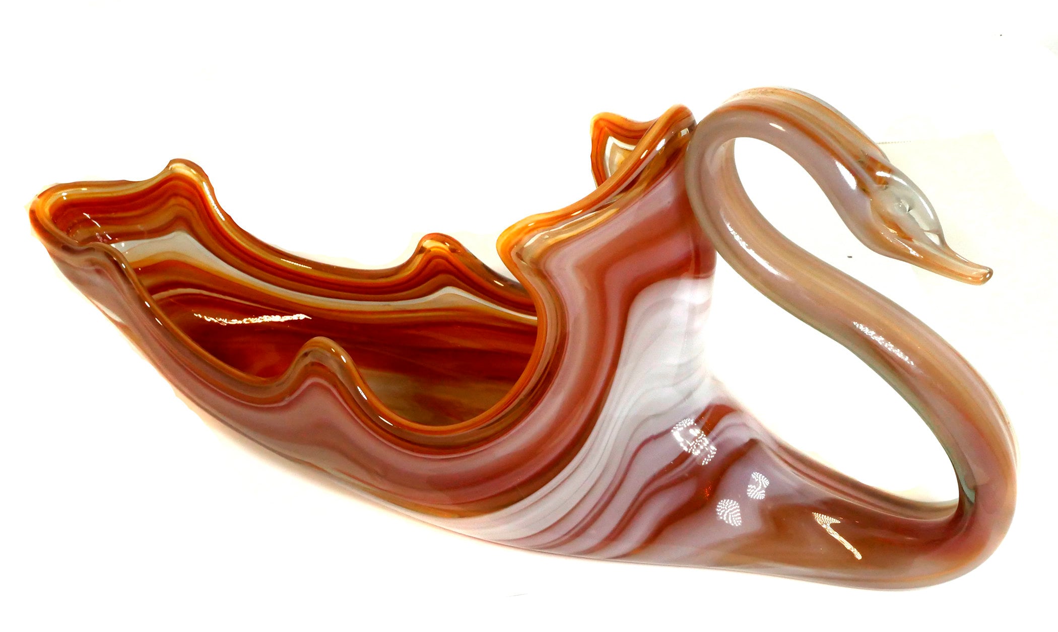 Vintage Swan Bowl - Etsy
