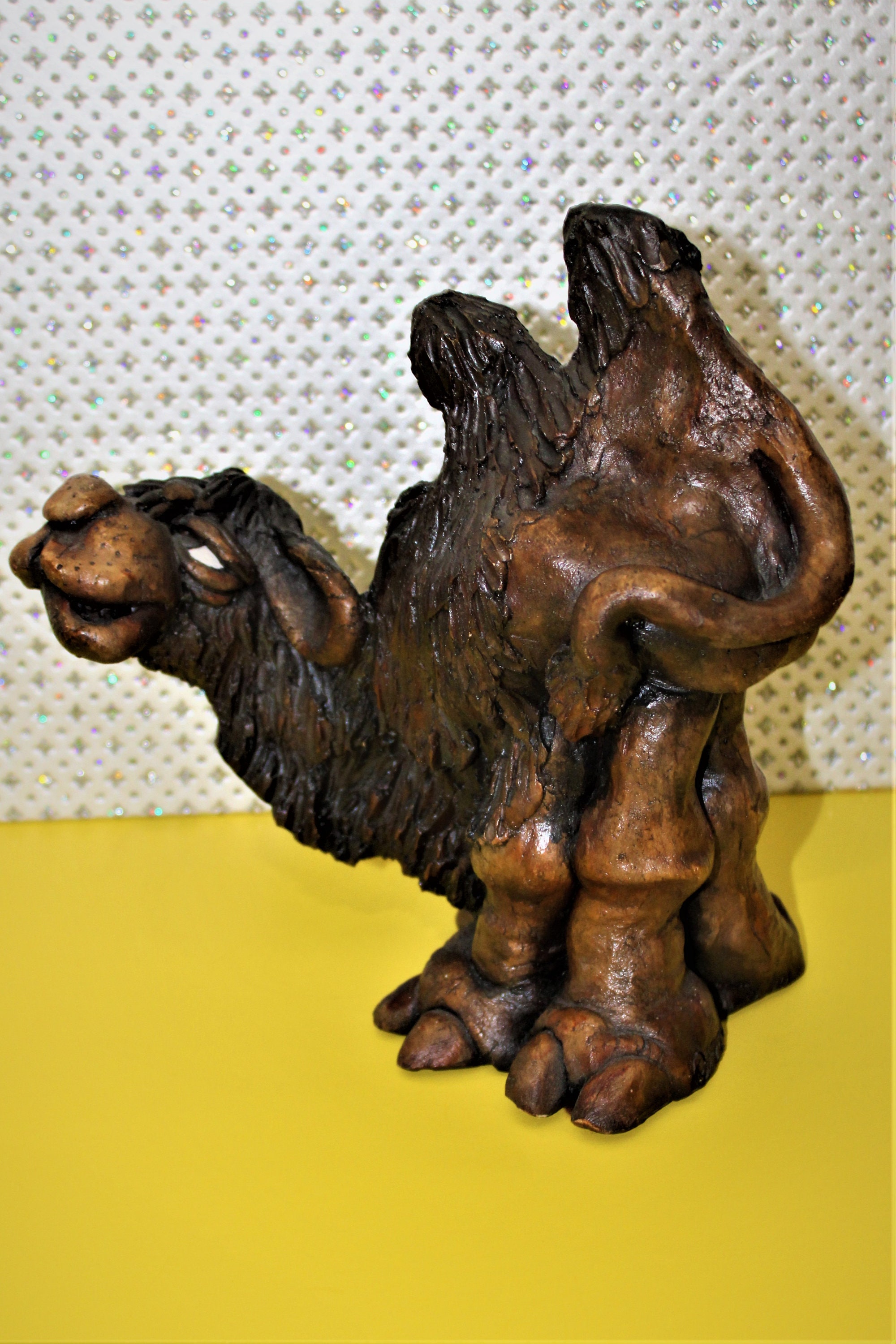 Vintage Ceramic Camel Figurine by Roya - Etsy