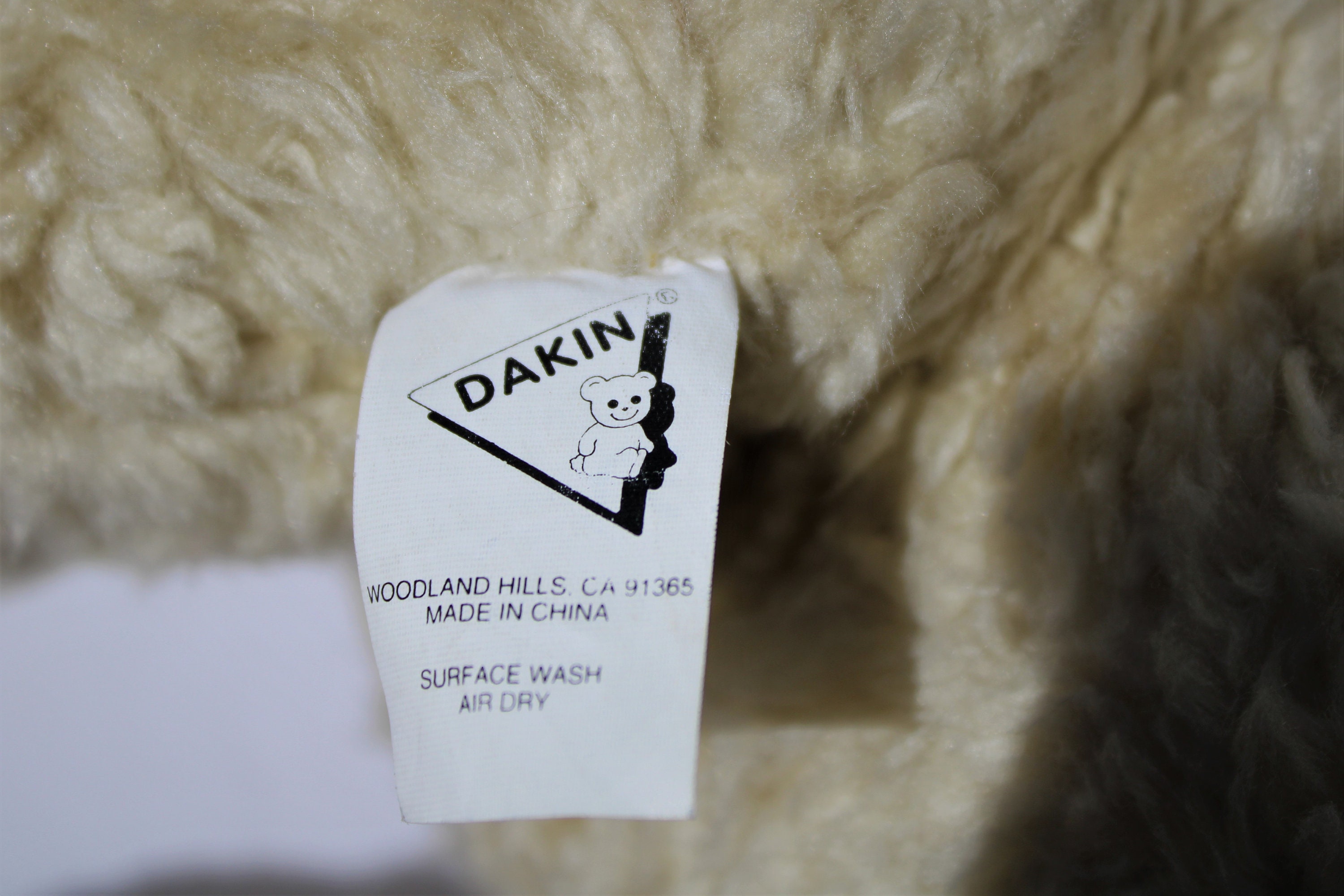 Vintage Dakin Teddy Bear 1997 Jointed Plush Stuffed Toy - Etsy