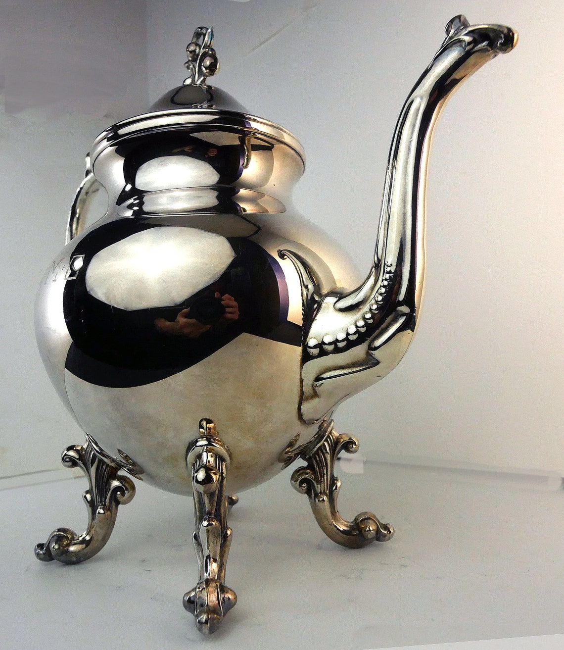 Vintage Antique Silver Plate Teapot Birmingham Silver Company - Etsy