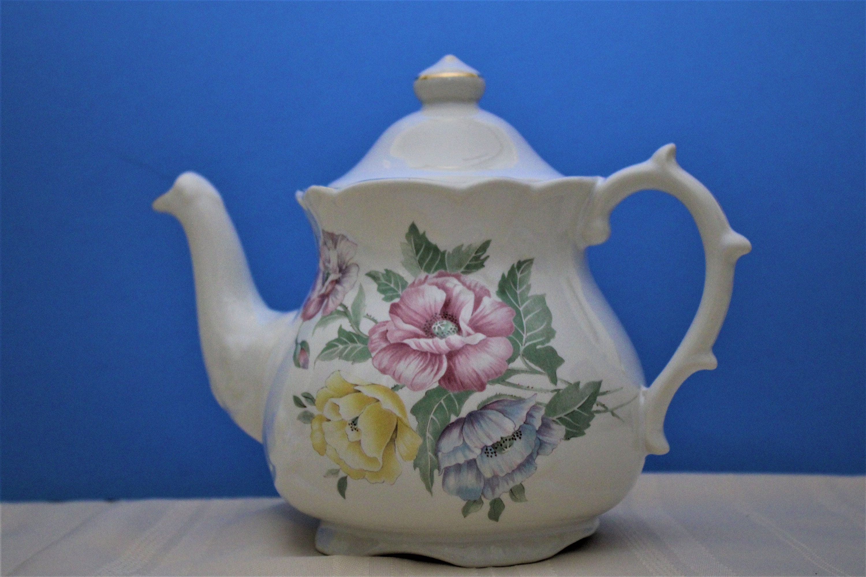 Vintage Price Kensington Potteries England Teapot With Roses - Etsy
