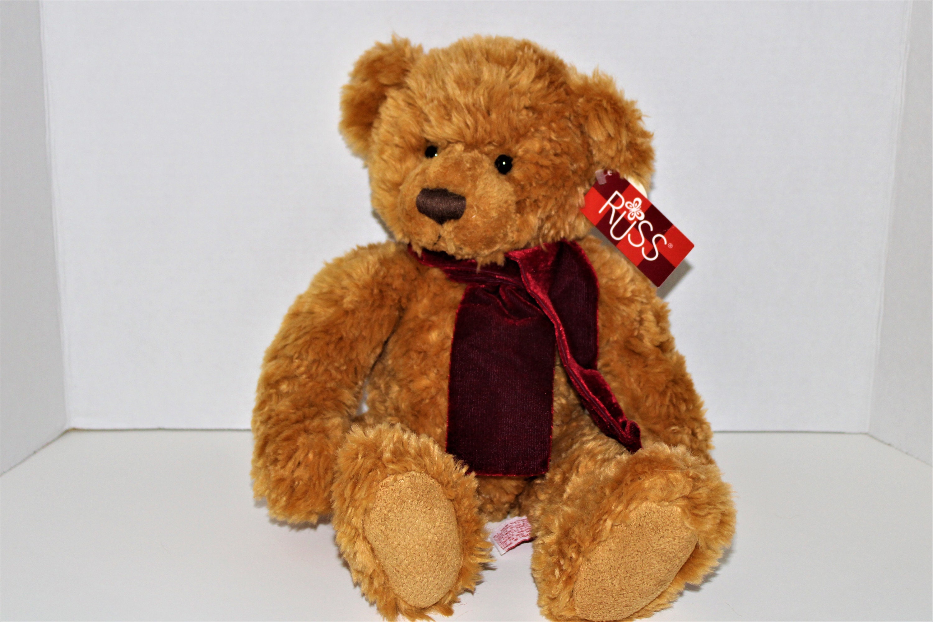 Vintage Russ Teddy Bear Timber Plush Stuffed Toy - Etsy