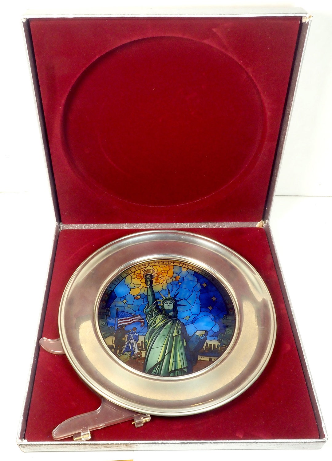 The Statue of Liberty Commemorative Plate - Etsy