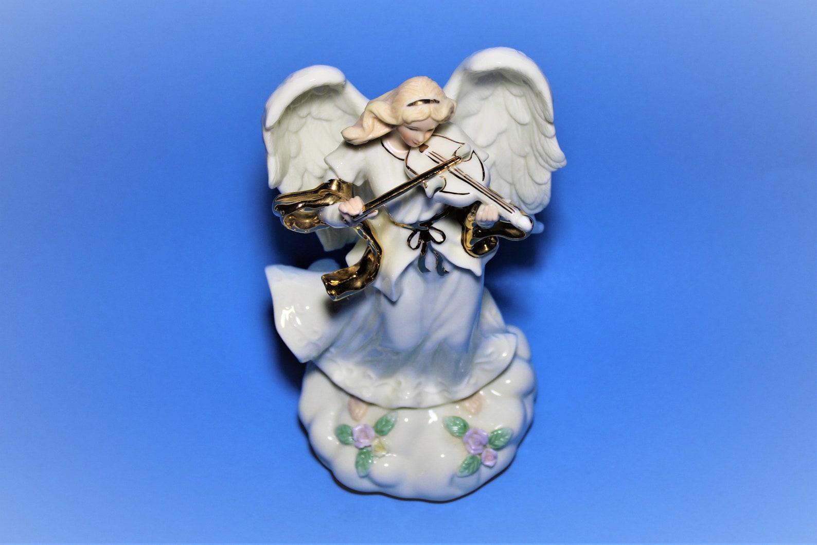 Vintage Sankyo Porcelain Angel Musical Box the Herald Angels Sing - Etsy