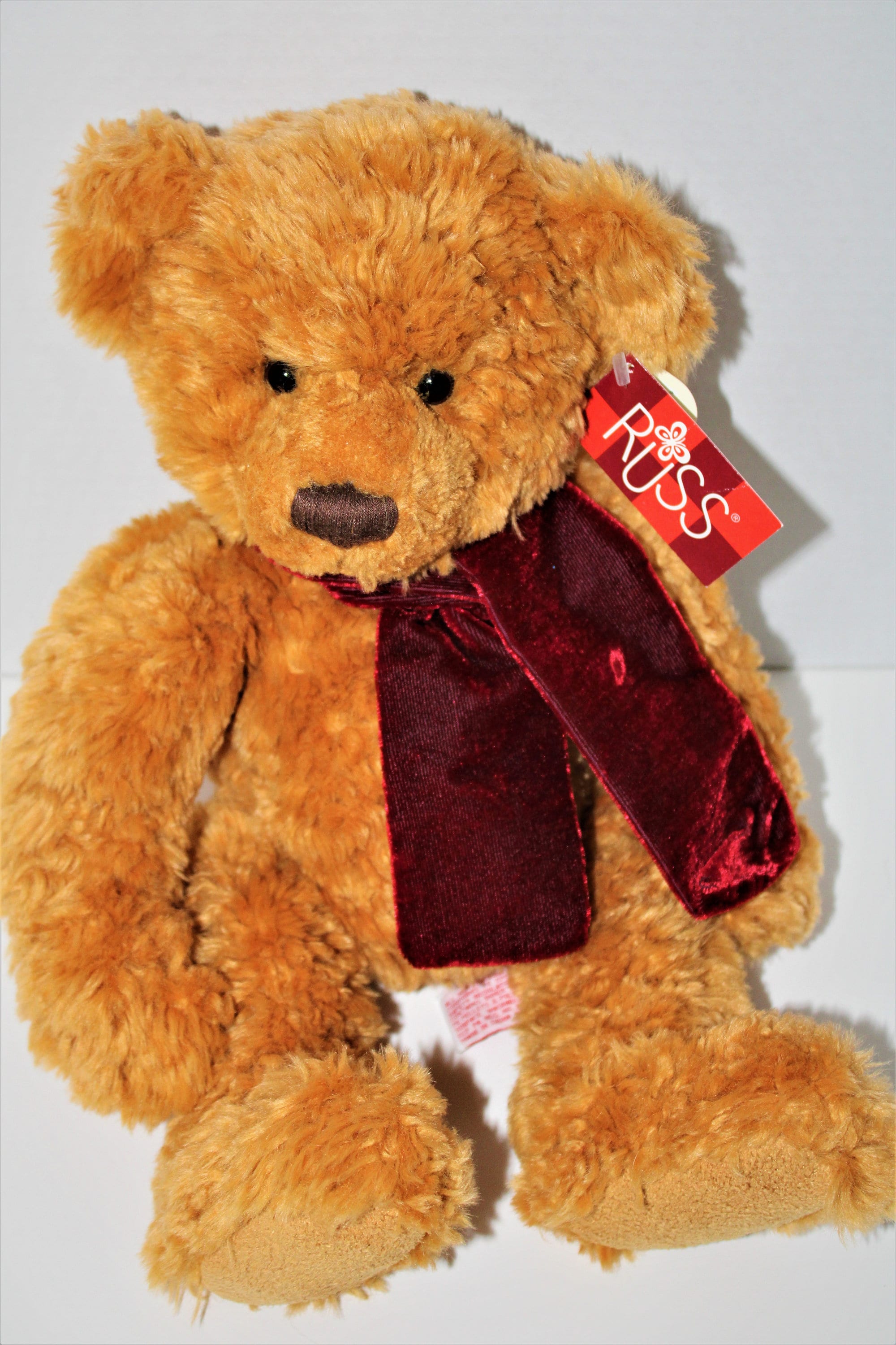 Vintage Russ Teddy Bear Timber Plush Stuffed Toy - Etsy