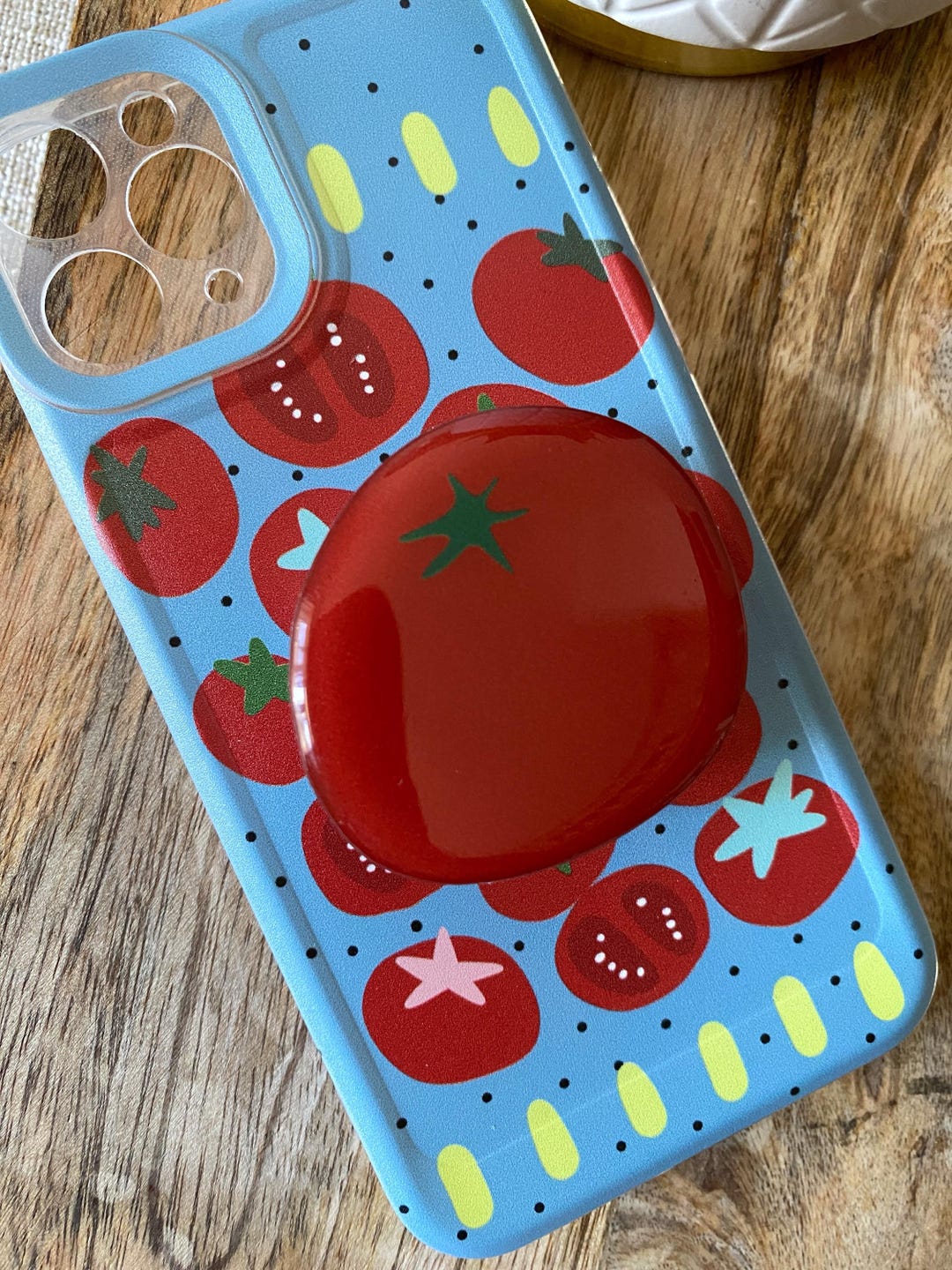 Tomato Phone Holder, Culinary Popsocket, Vegetable Popsocket, Pomodoro ...