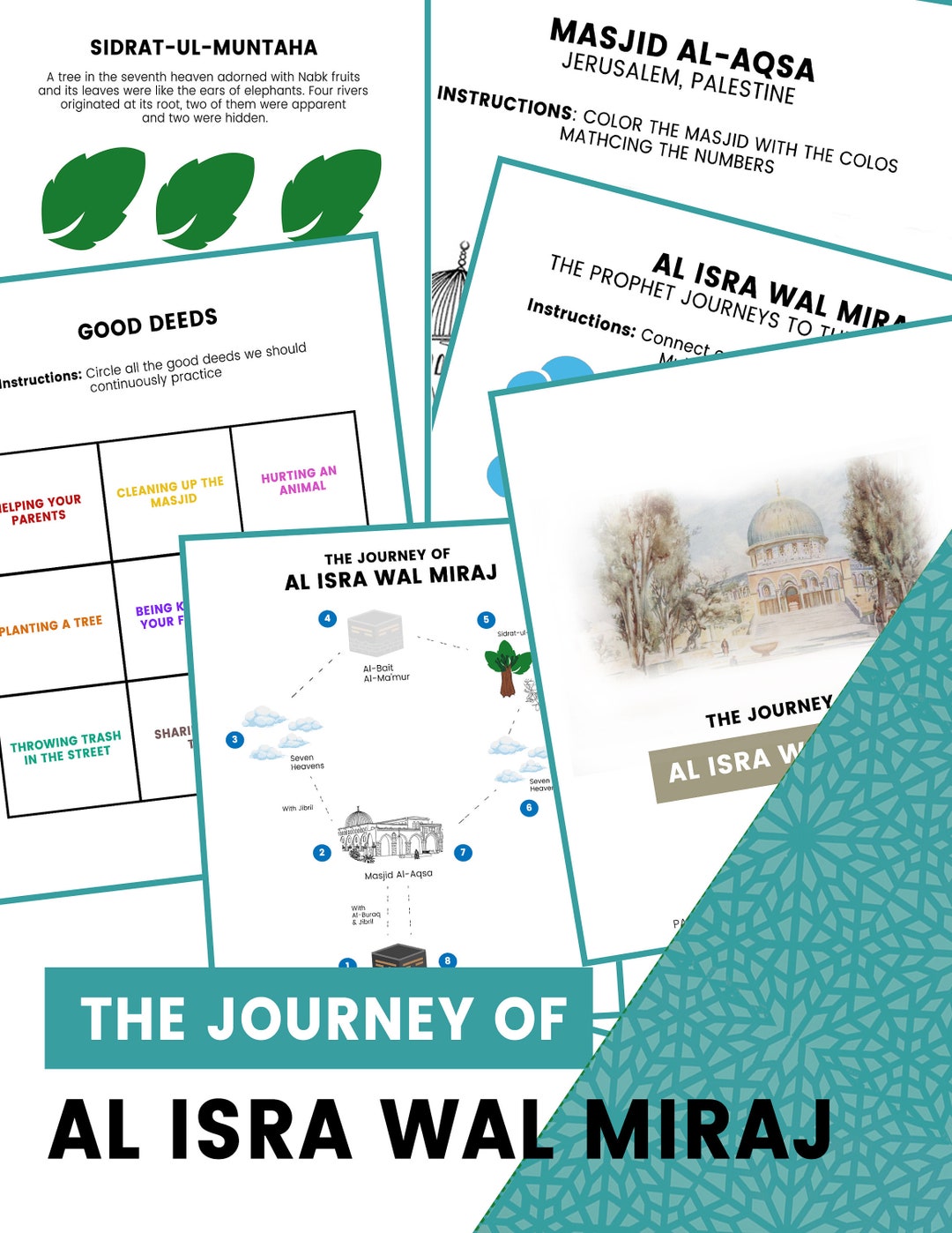 The Journey of Al Isra Wal Miraj - Etsy