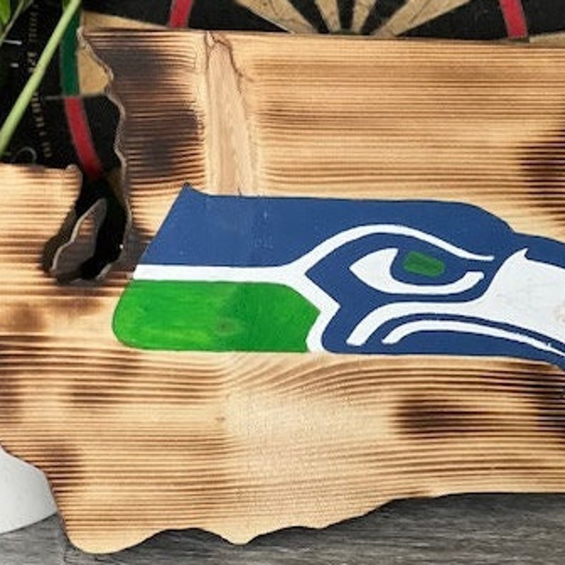 Seahawks Wood Sign - Etsy
