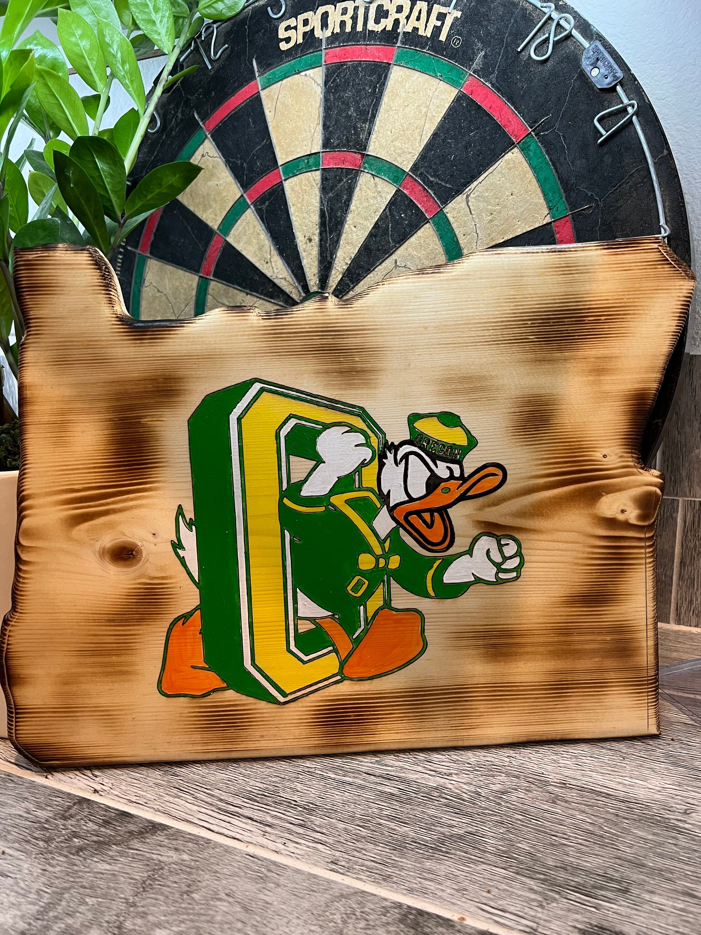 Duck Wooden Sign- -oregon Shape - Etsy