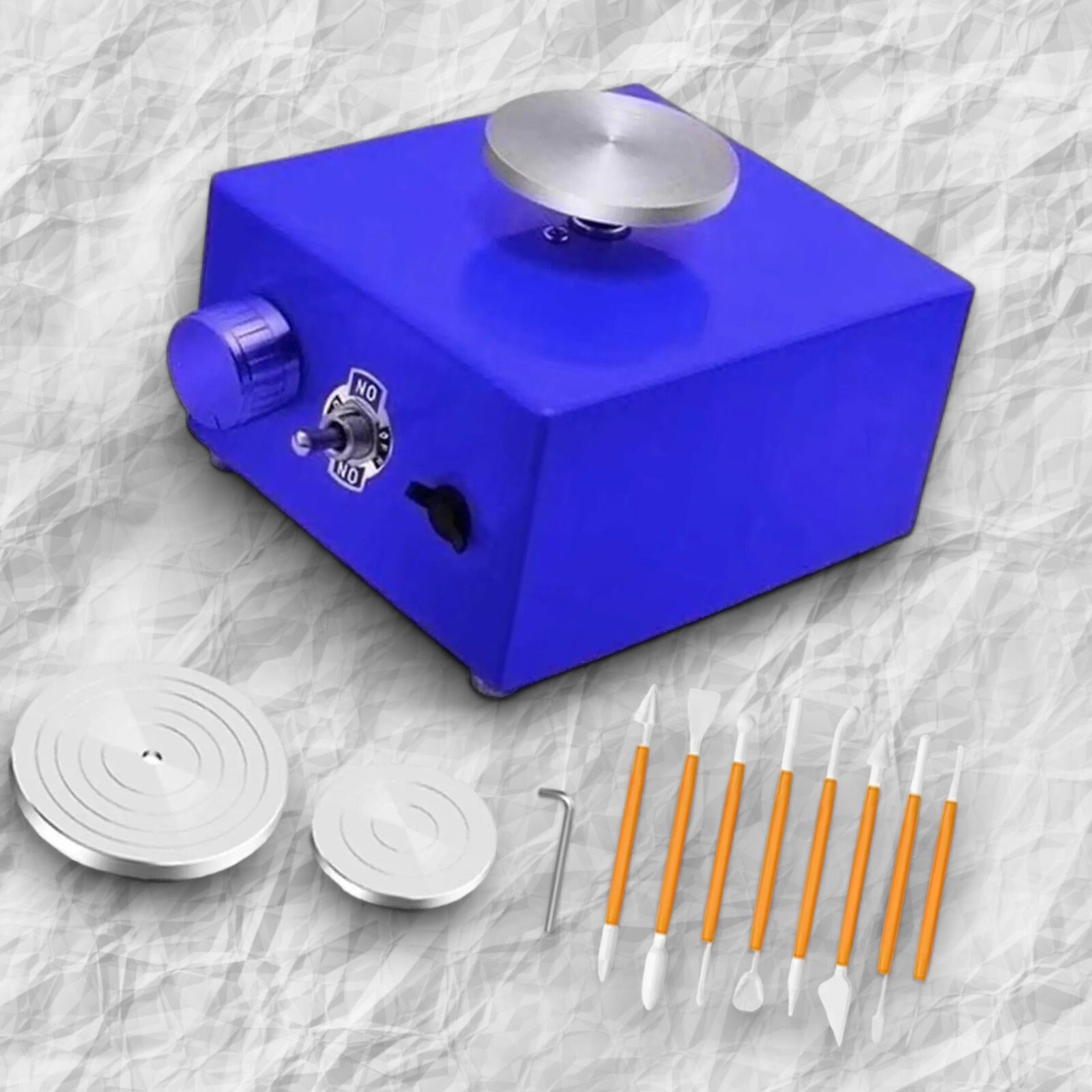 Pottery Mini Wheel Machine Electric Clay Art Craft for Clay Forming ...