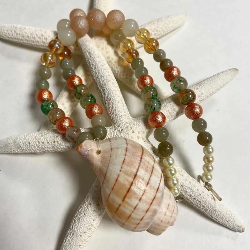 Real Seashell Necklace - Etsy