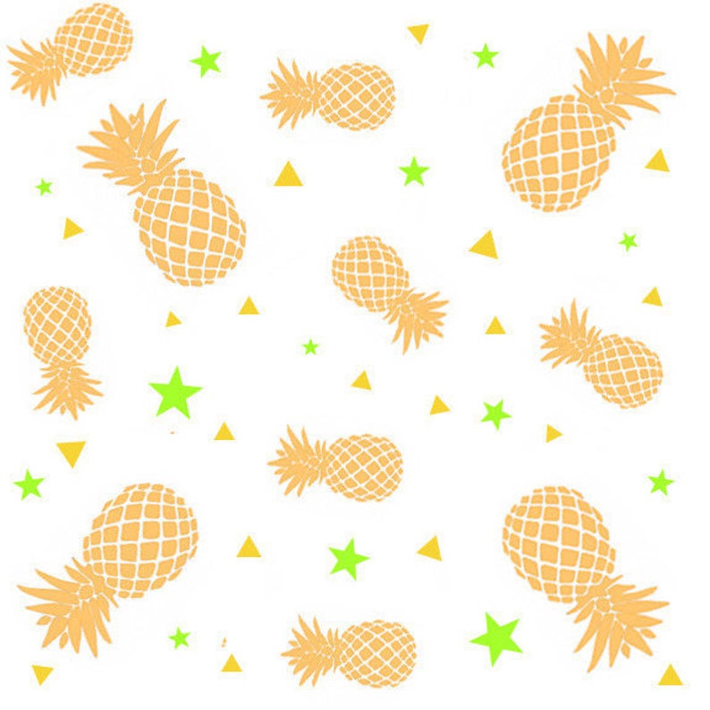 Tissu imprimé motif ananas - Etsy Canada