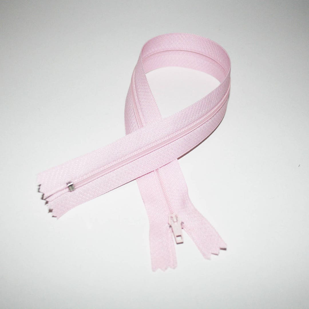 Set of 3 Zippers, 35 Cm, Light Pink, Not Separable - Etsy