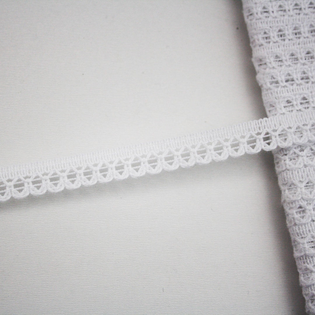 9 Mm White Lace Braid, 5 M, Lace Lingerie Ribbon - Etsy