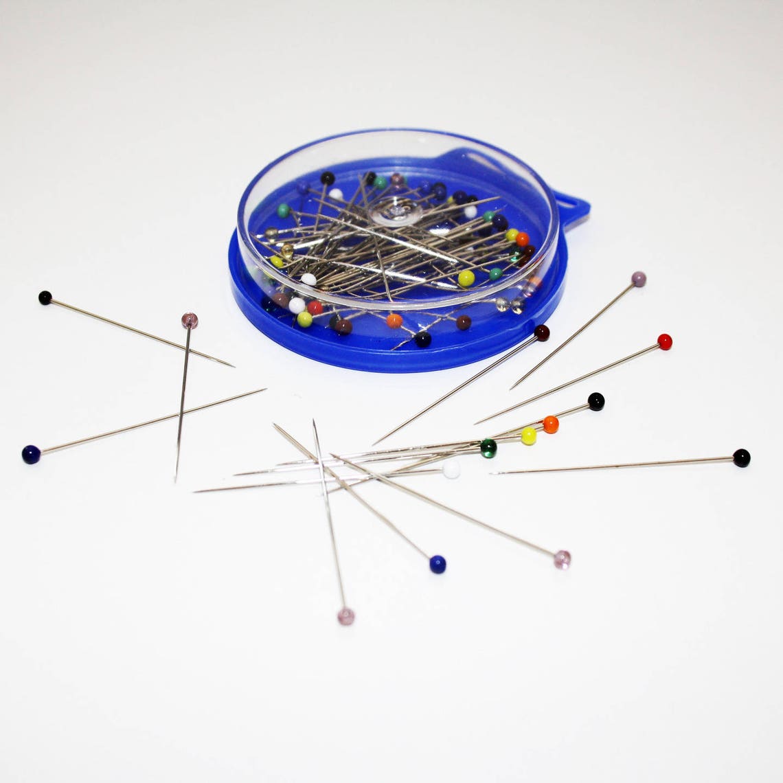 40 Mm Glass Head Pin Box, 75 Pieces - Etsy