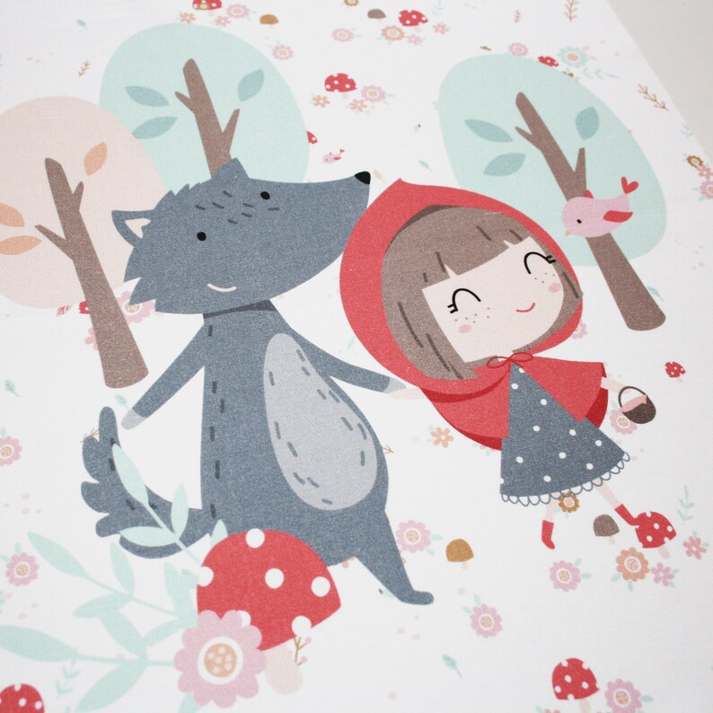 Le Petit Chaperon Rouge Chaperone in Premium Printed Cotton - Etsy