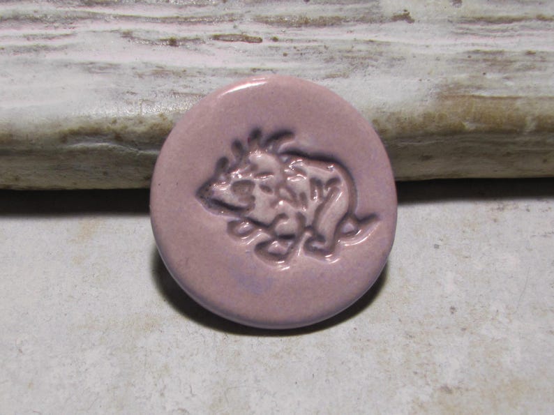 Dinosaur, Choice of 1 Handmade Ceramic Button, Sewing, Knitting ...
