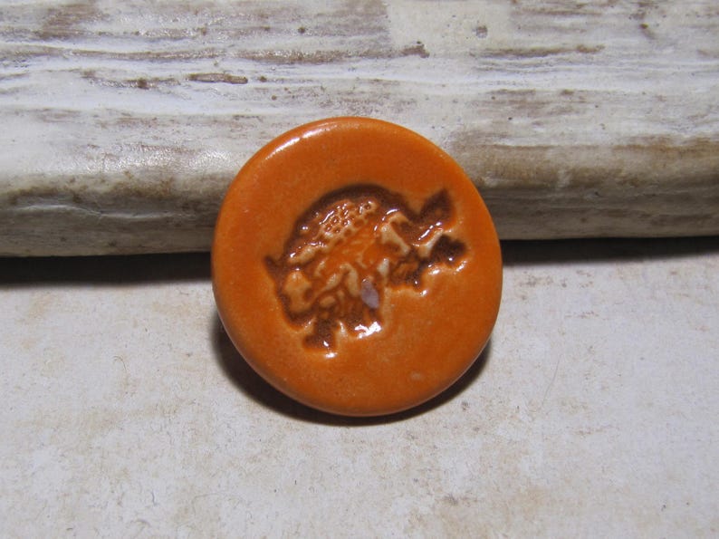 Dinosaur, Choice of 1 Handmade Ceramic Button, Sewing, Knitting ...