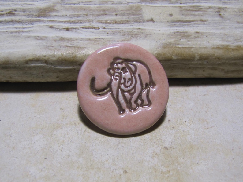 Dinosaur, Choice of 1 Handmade Ceramic Button, Sewing, Knitting ...