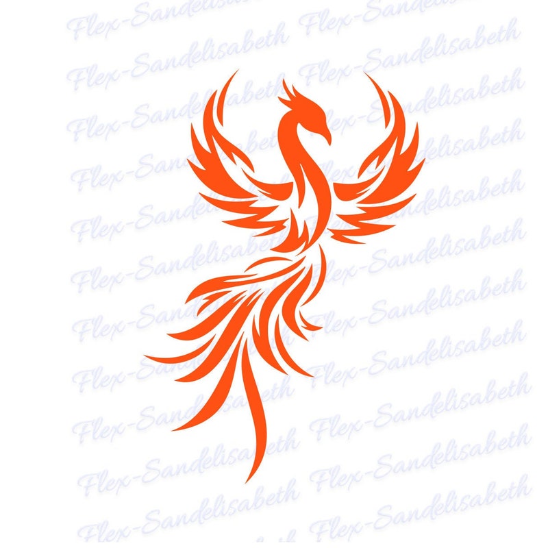 Phoenix Bird Patch - Etsy