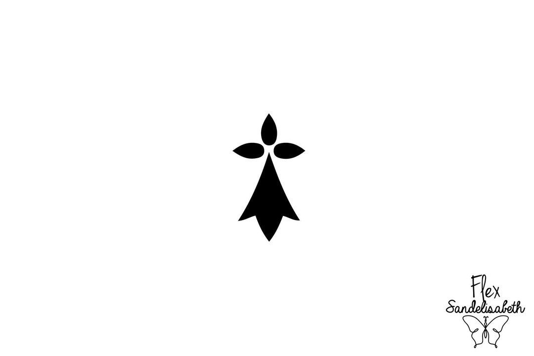 Hermine symbole Bretagne appliqué flex thermocollant couleur et ...