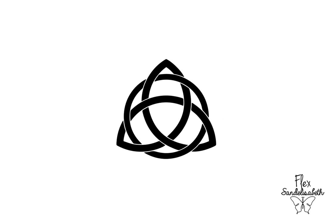 Celtic Triquera Trinity Knot Applied Flex Thermoadhesive Color and Size ...