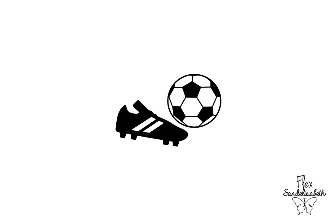 Football Ball Cleats Heat-transfer Flex Textile Transfer, Color and ...