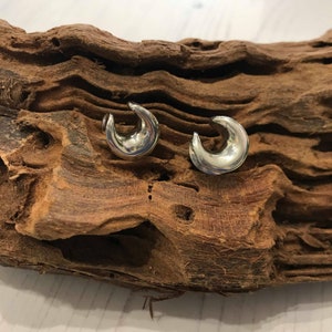 Silver Ear Saddles,brass Ear Weights,saddle Earrings,saddle,silver ...