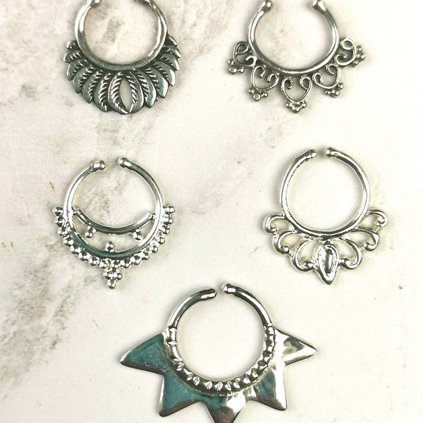 Fake Septum Ring - Etsy