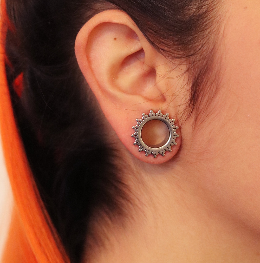 Silver Stainless Steel Tunnels, Ear Plugs, Plugs,tunnels,stretchers ...
