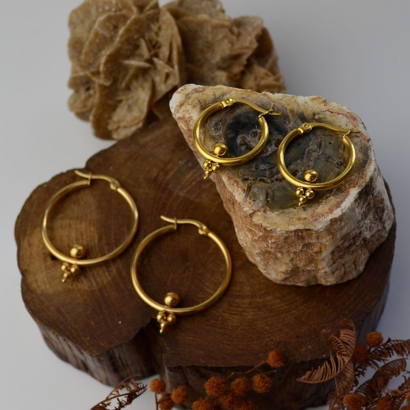 Aztec Hoop Earrings - Etsy