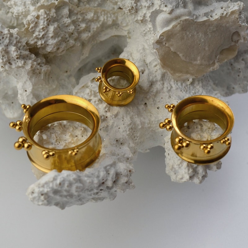 Gold Plugs - Etsy