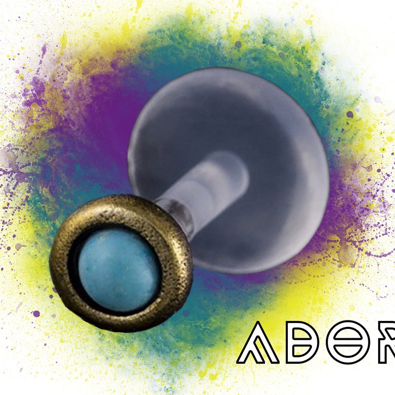 Labret Piercing - Etsy