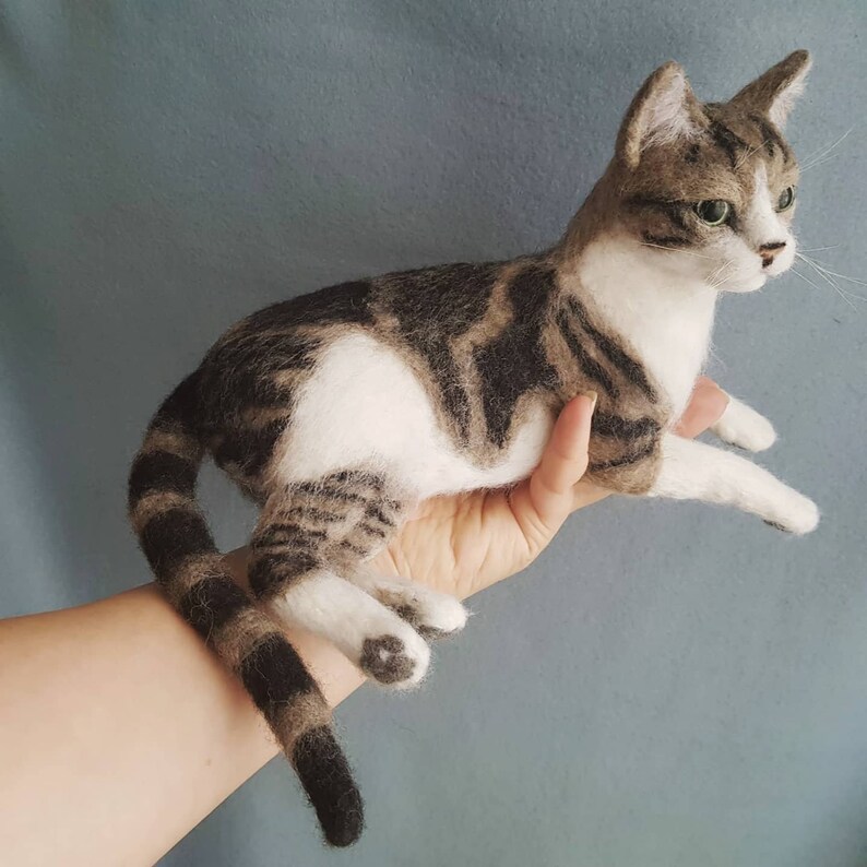 Realistic Custom Cat Clone Stuffed Animal Plush Cat Replica | Etsy