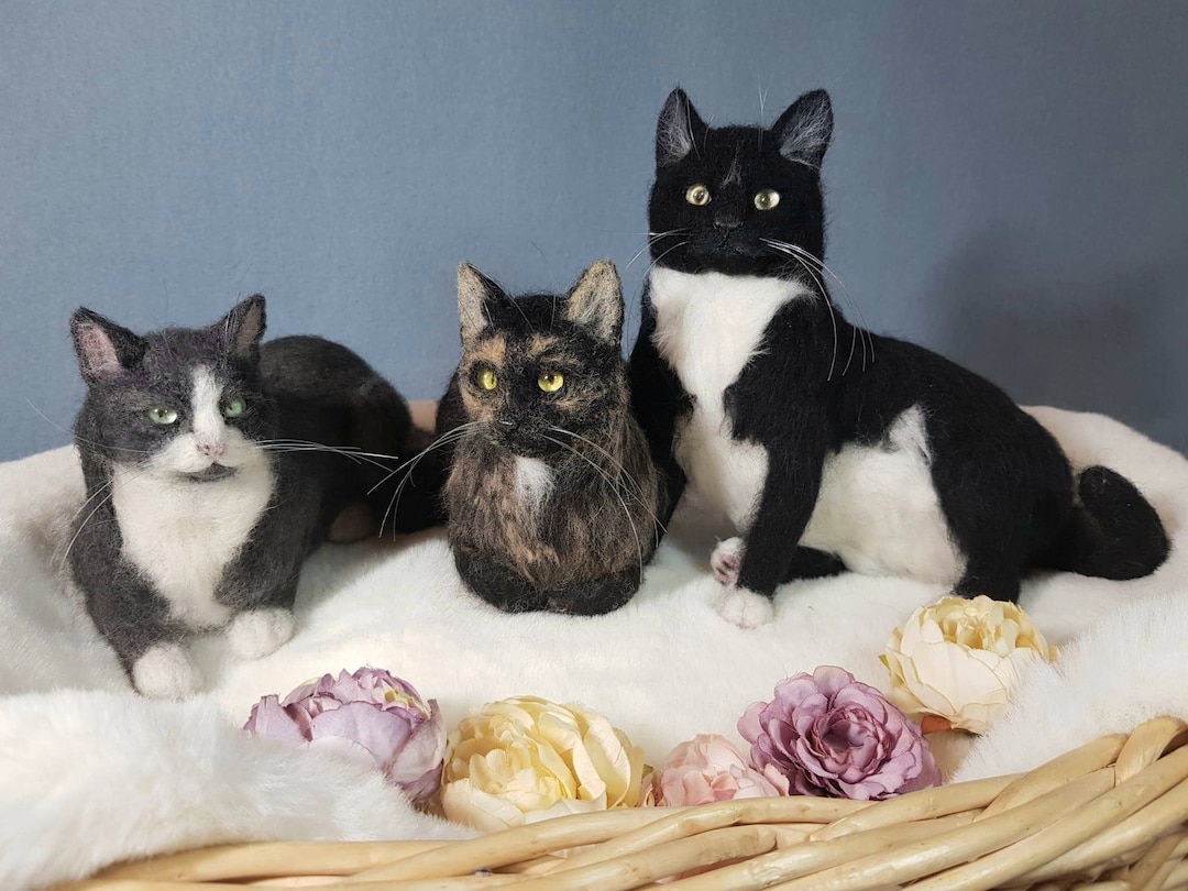 Realistic Custom Cat Clone Stuffed Animal Plush Cat Replica - Etsy