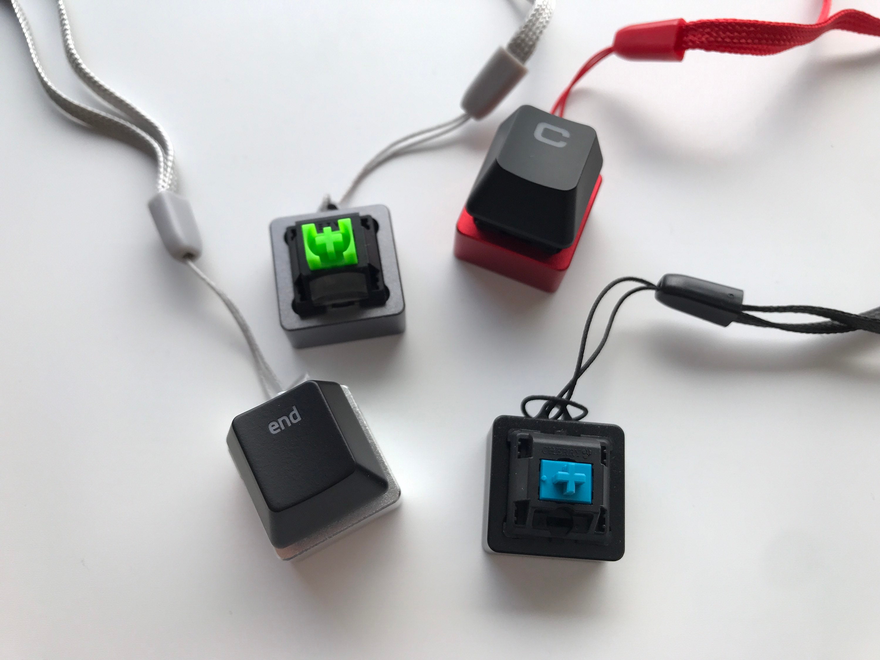 Keyboard Switch Keychain Aluminium Metal Finger Fidget Toy - Etsy