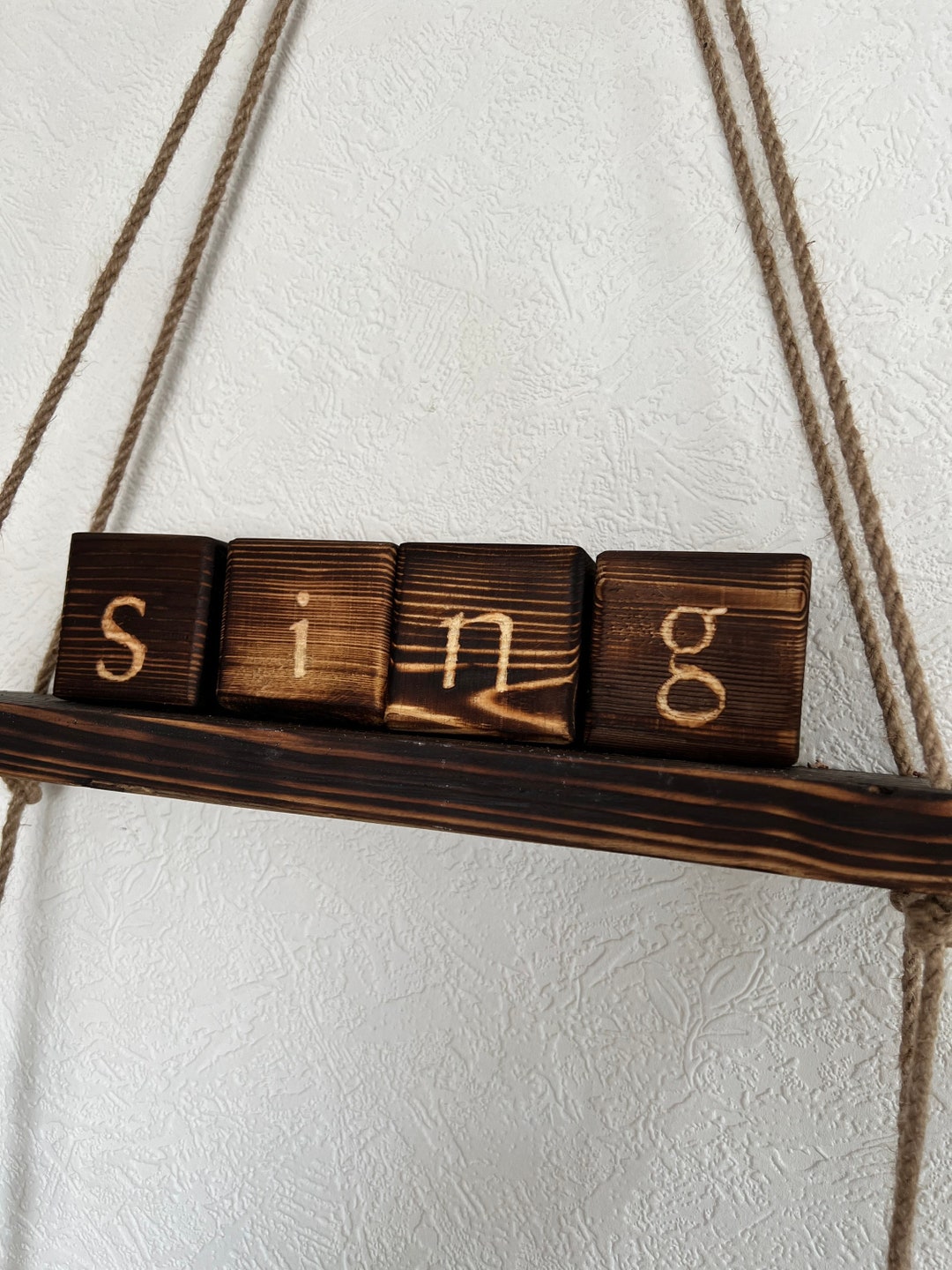 Personalised Wooden Letter Block | Custom Name Blocks | Personalised ...