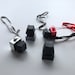 Keyboard Switch Keychain, Aluminium Metal Finger Fidget Toy, Initial ...