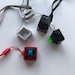 Keyboard Switch Keychain, Aluminium Metal Finger Fidget Toy, Initial ...
