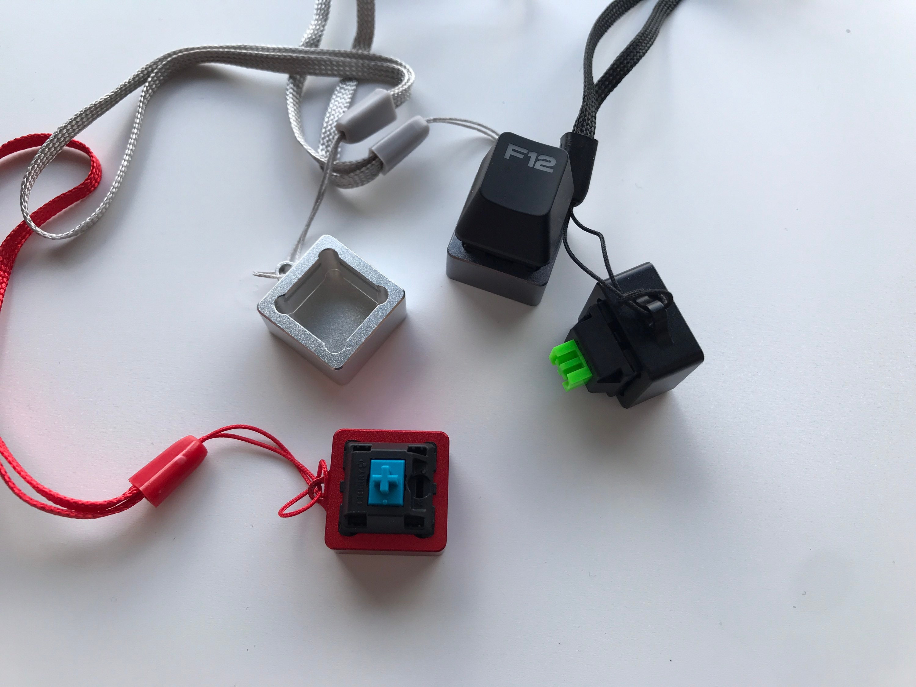 Keyboard Switch Keychain Aluminium Metal Finger Fidget Toy - Etsy