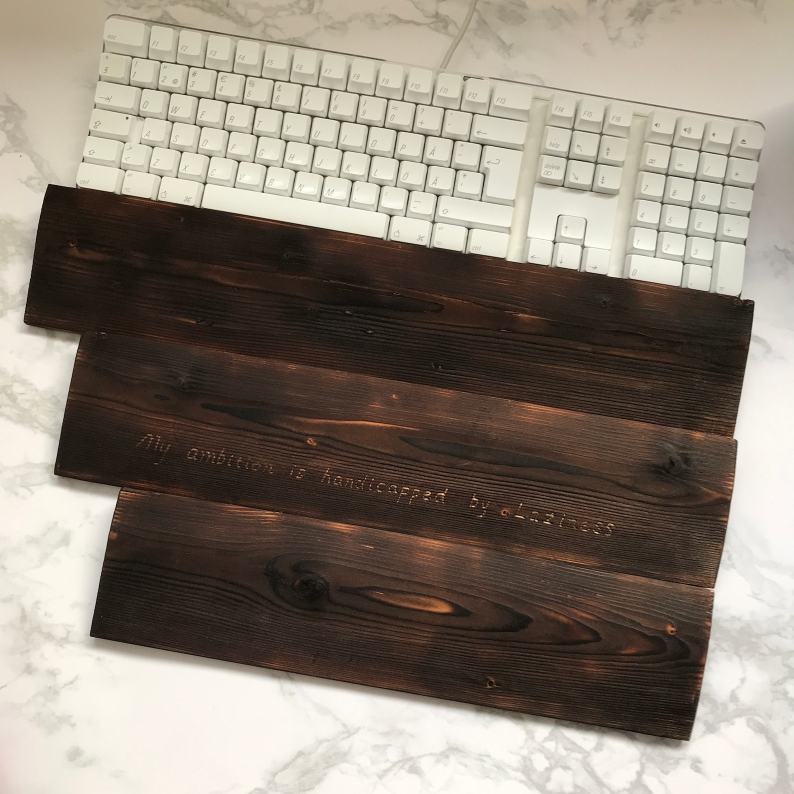 Wood Burnt Keyboard Wrist Rest Handmade Support Cushion - Etsy UK
