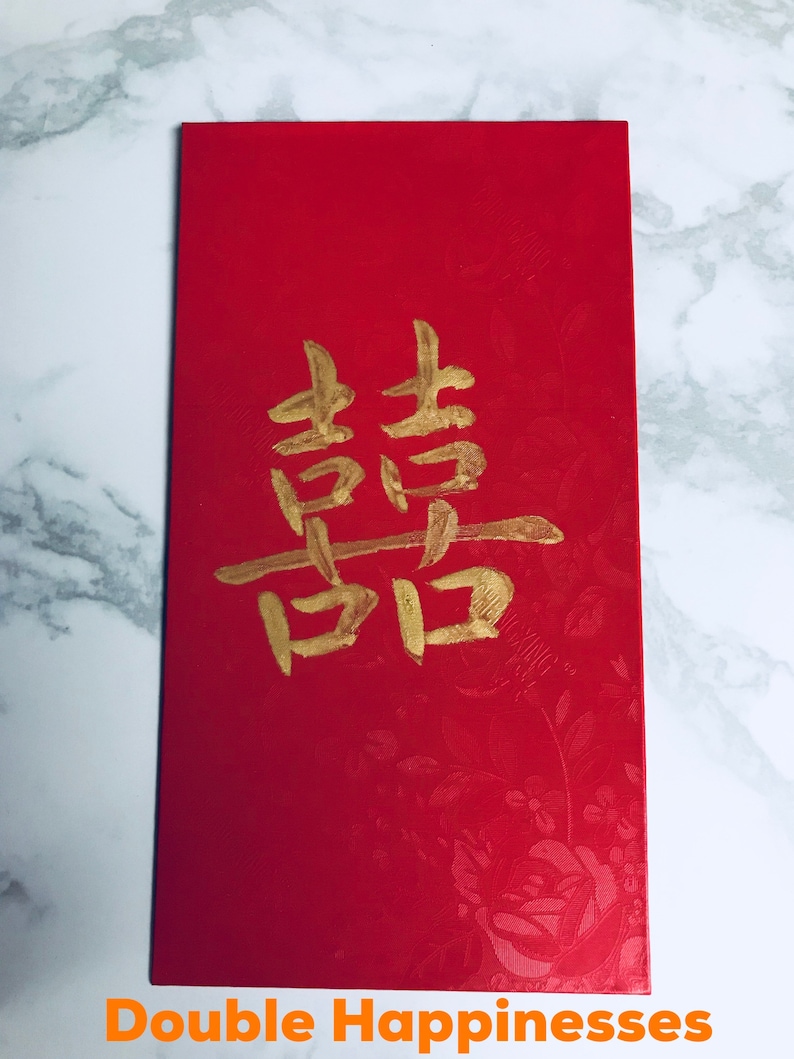 Personalised Calligraphy Chinese Red Packet | Customised Surname for ...