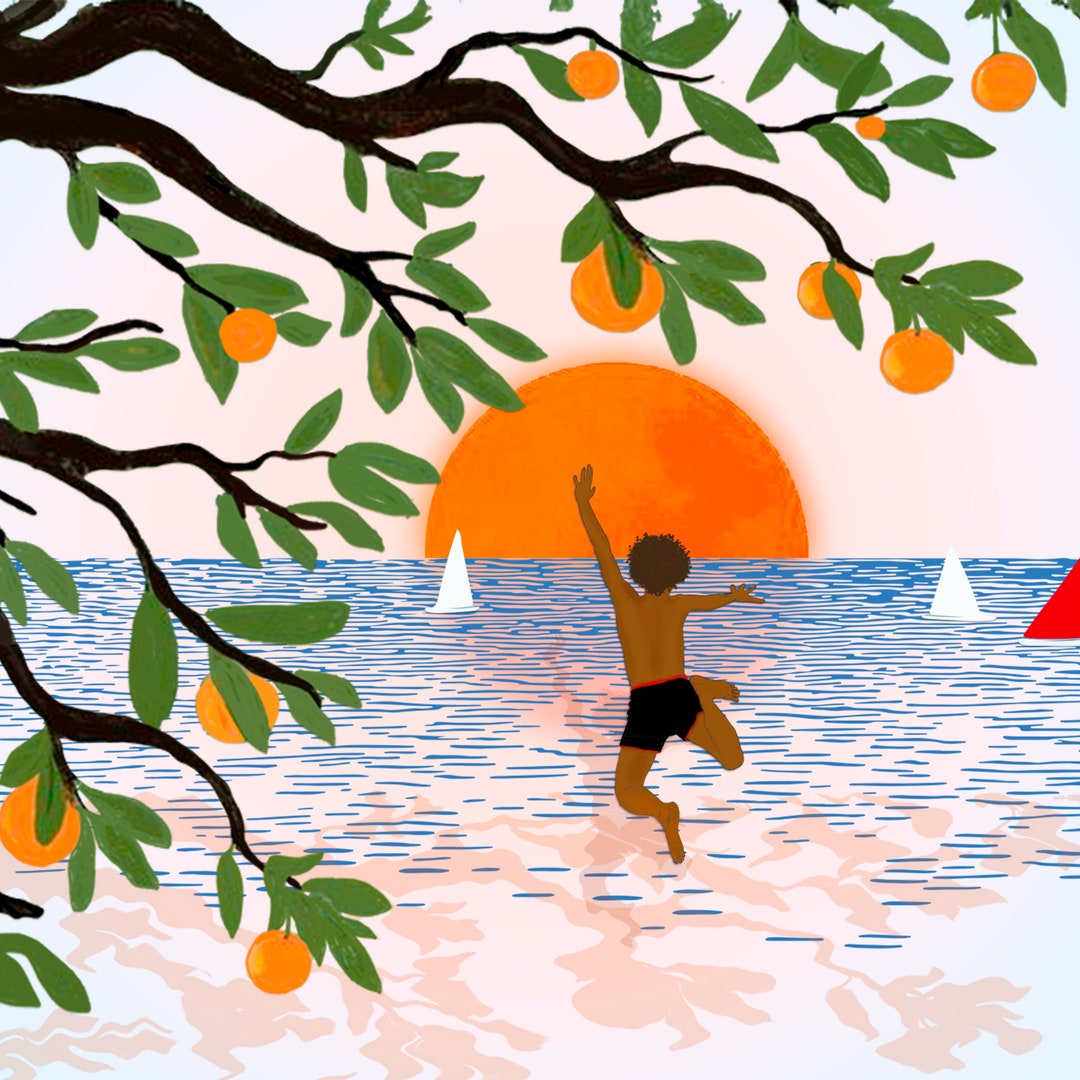 Print - Jump! Summer Feeling - Poster Available in 2 Formats - Etsy